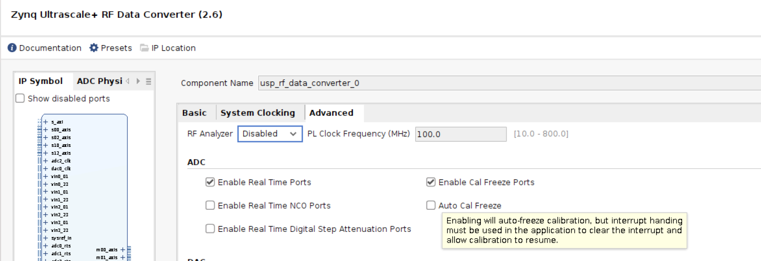 RFDC Application Flows - xrfdc_read_write_example on ZCU208 board with Vitis Classic and Vitis IDE