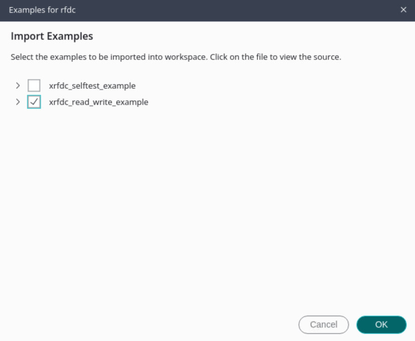 RFDC Application Flows - xrfdc_read_write_example on ZCU208 board with ...