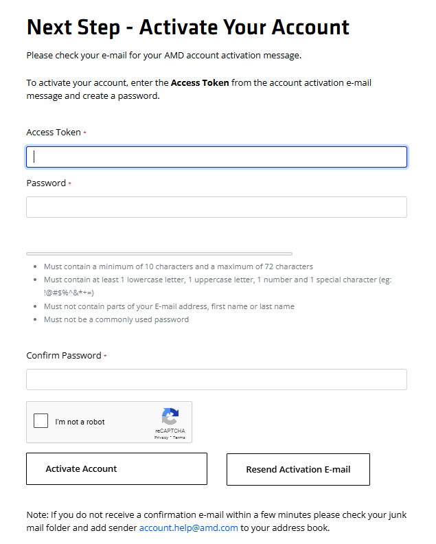 34573 - How Do I Create a New Account on Xilinx.com or AMD.com? How do I register for the ...