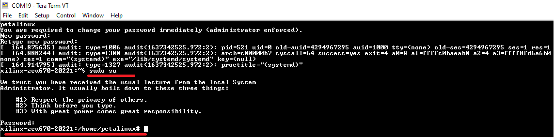 Quick check of RFDC IP (RF data converters) using Petalinux