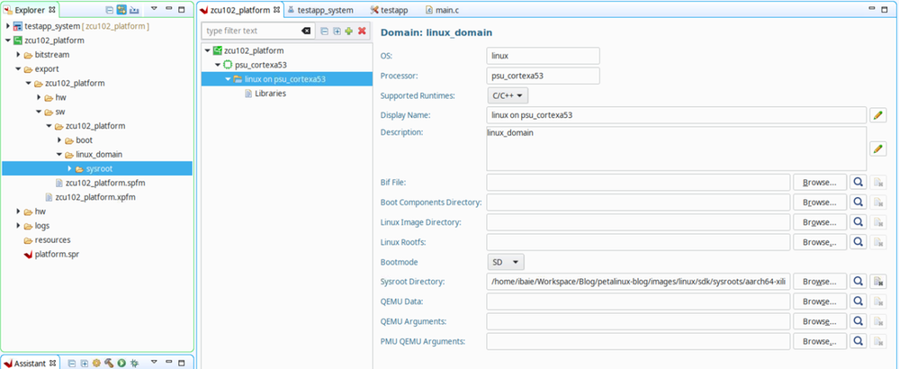 Vitis 嵌入式 Linux: Sysroot 和库的用法