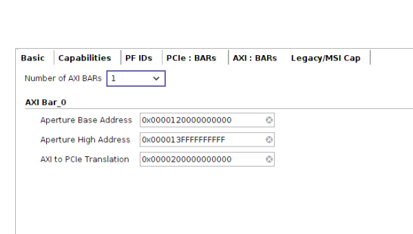 VERSAL CPM AXI bridge模式的地址转换