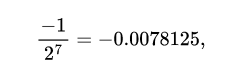 Negative Integer and Fractional Bit Widths in Fixed Point