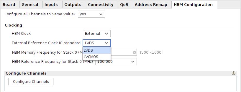 Versal HBM Series - External Reference Clock Design Guidance Article