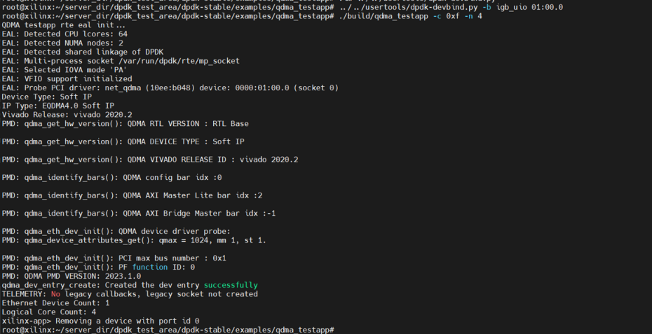 How to Compile the DPDK Driver and Run the QDMA Test App on a VPK120 ...