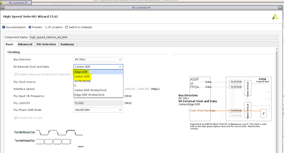 UltraScale/UltraScale+ - Clock to Data Alignment for data capture when using High Speed SelectIO ...