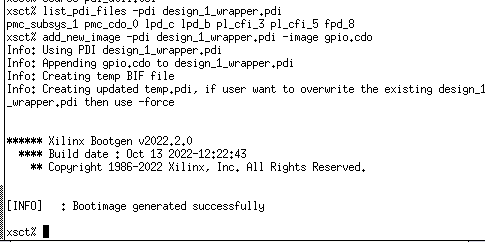 Versal PDI Modification Tcl Utility