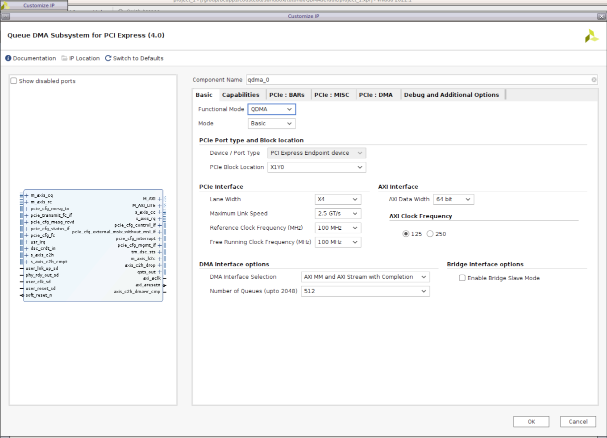 Running the Versal QDMA Subsystem for PCI Express IP Example Design ...