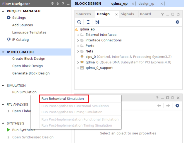 Running the Versal QDMA Subsystem for PCI Express IP Example Design ...