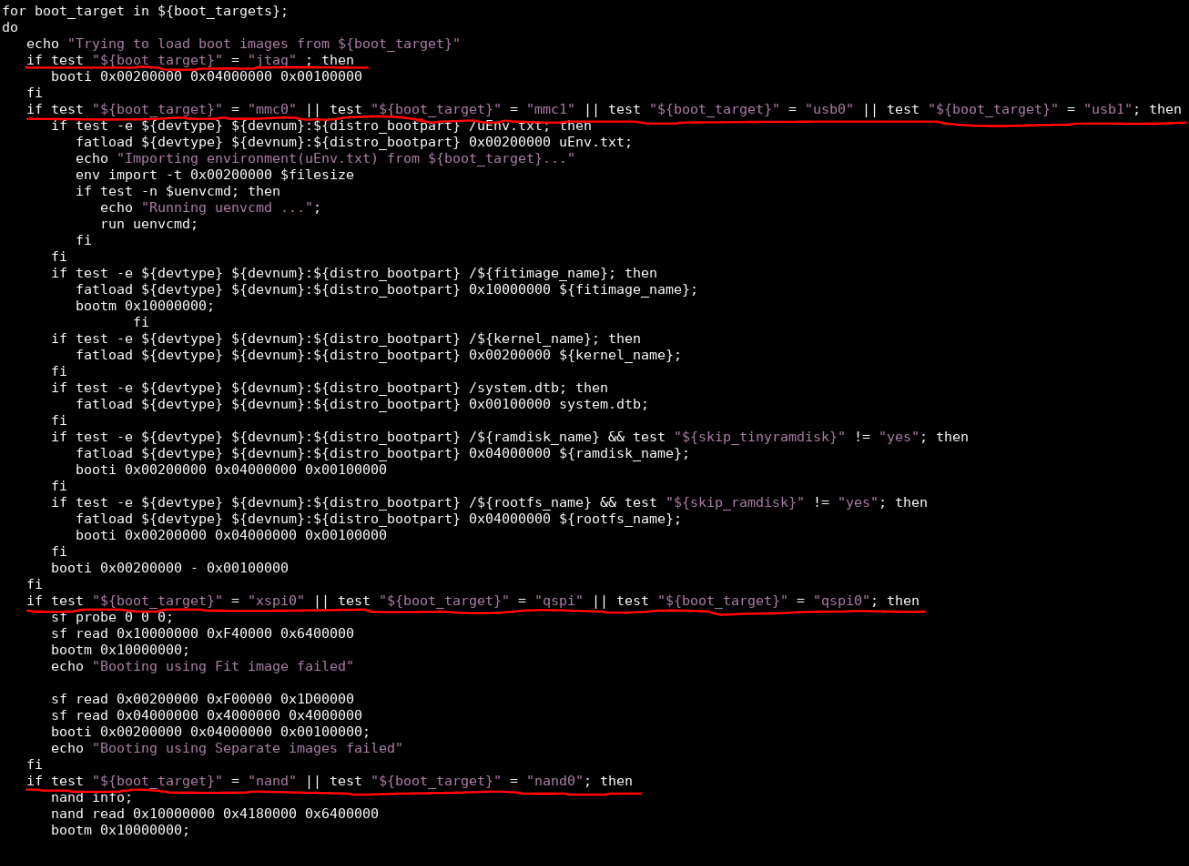 如何在U-BOOT的boot.scr中加载bit文件