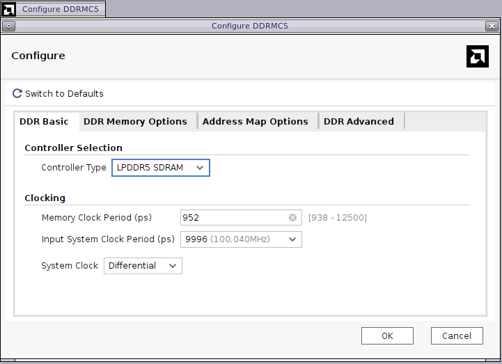 000037912 - Versal Adaptive SoC DDRMC5 - Memory Controller Clocking Guidelines for Differential ...