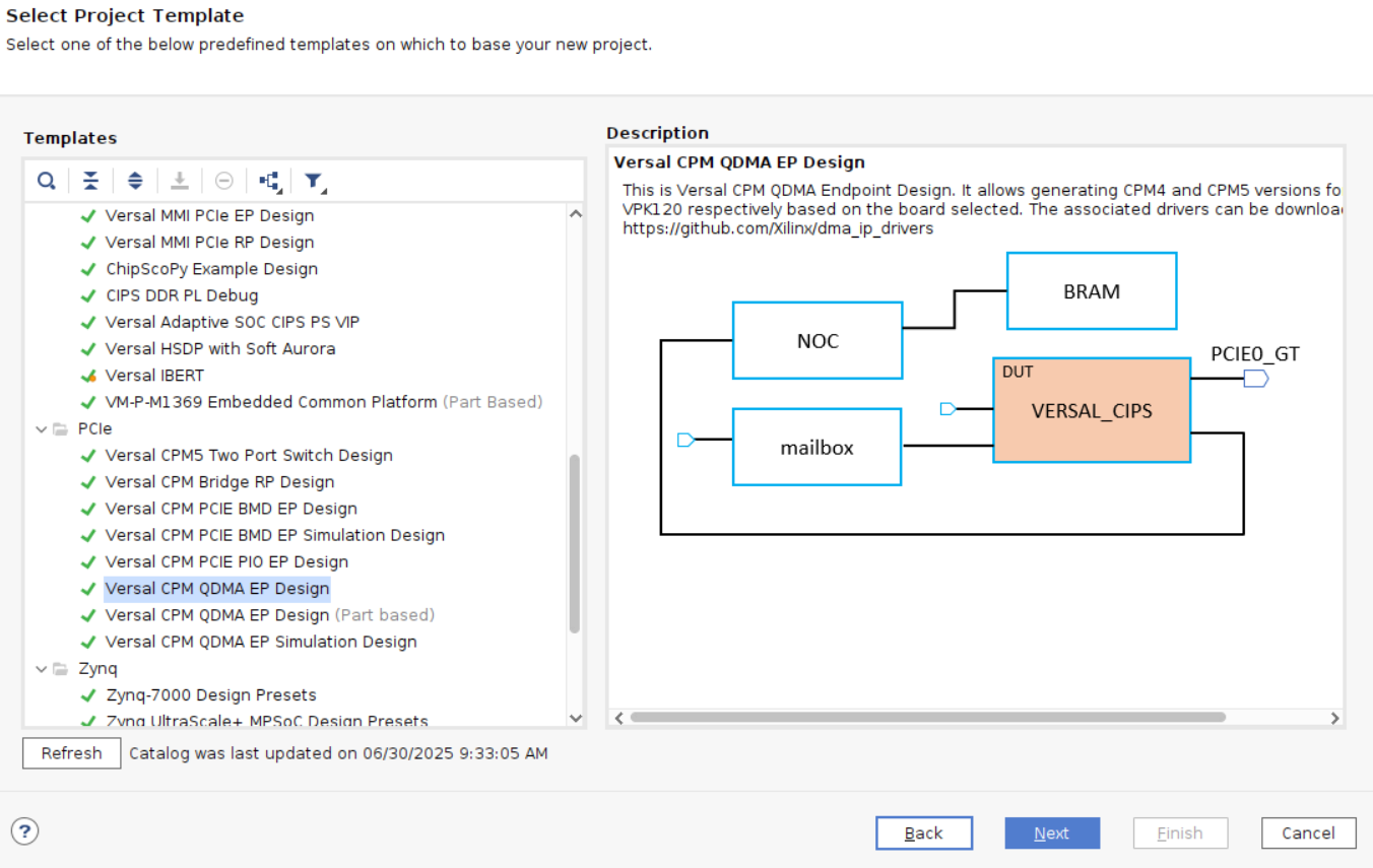 Generating CPM5 Dual Gen4x8 Memory Mapped Design for Performance