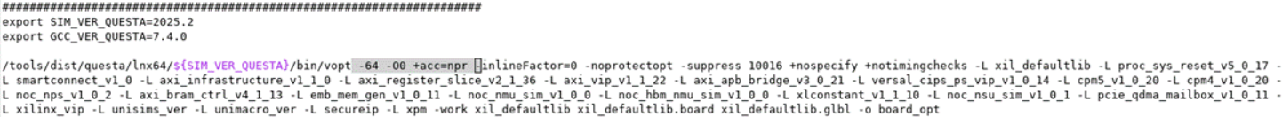 000039206 - Versal Adaptive SoC CPM Mode for PCI Express [Vivado 2025.2] Questa Simulation issue ...