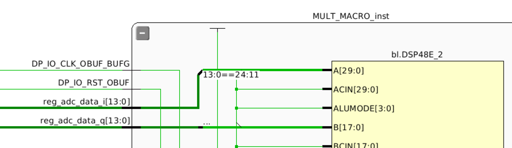 DSP48 based multiplier in VHDL - set number of pipeline stages