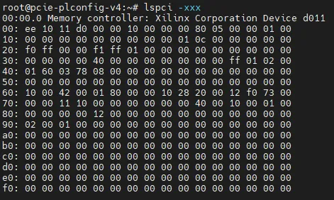 The ZCU106's PS PCIe is configured as the PCIe Root Complex (RC), using the official pcie-xilinx ...